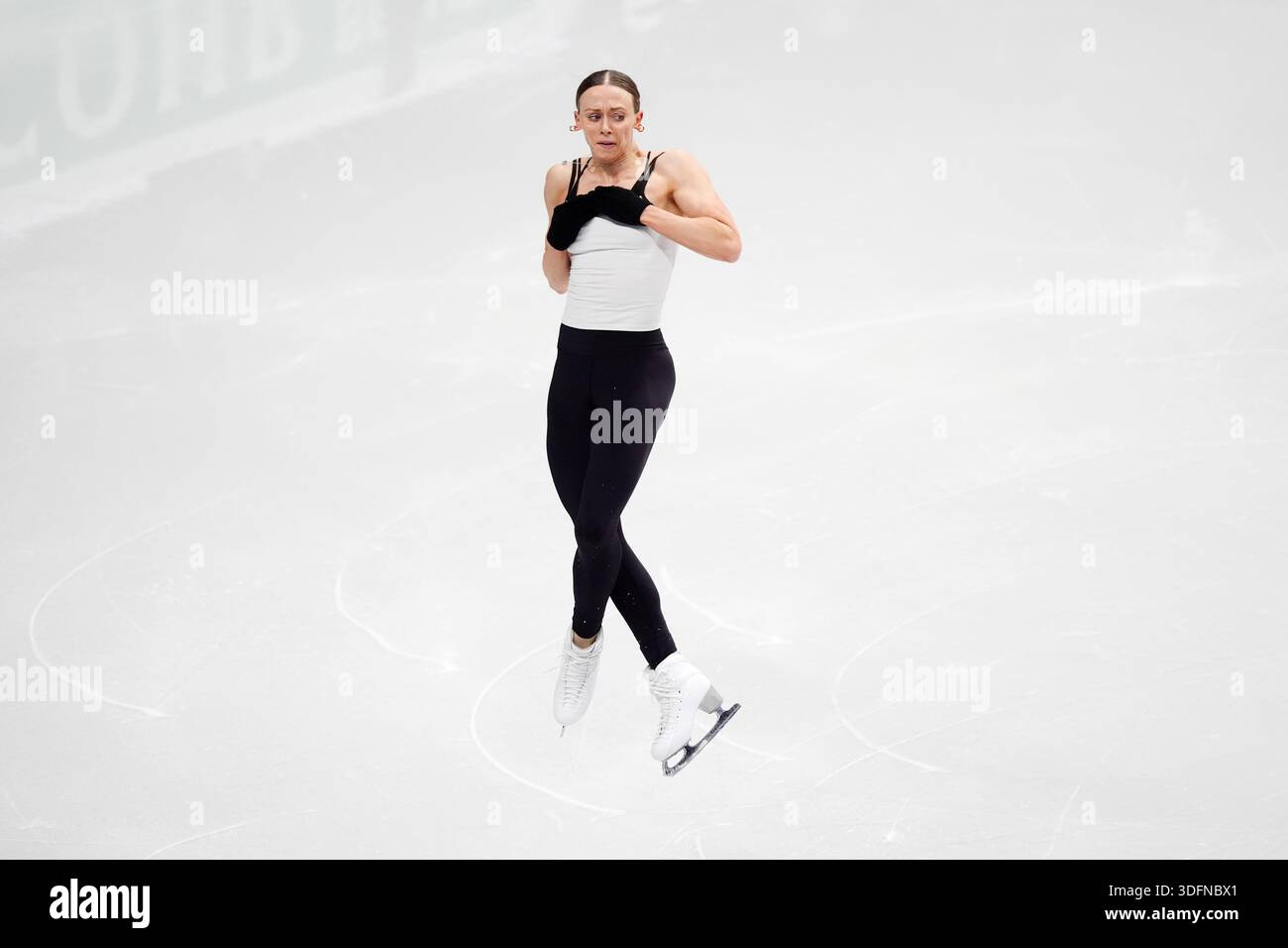 Great Britain's Nina Povey during the ISU European Figure Skating ...
