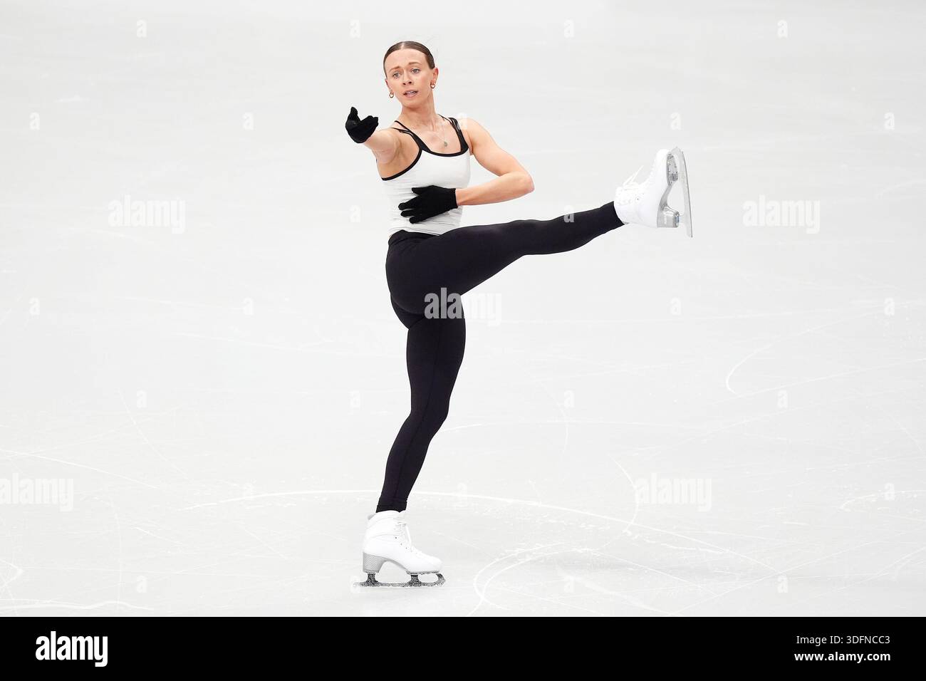 Great Britain's Nina Povey during the ISU European Figure Skating ...