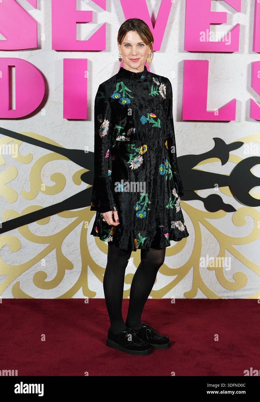 Liz White attending the Seven Dials premiere at the May Fair Hotel in ...