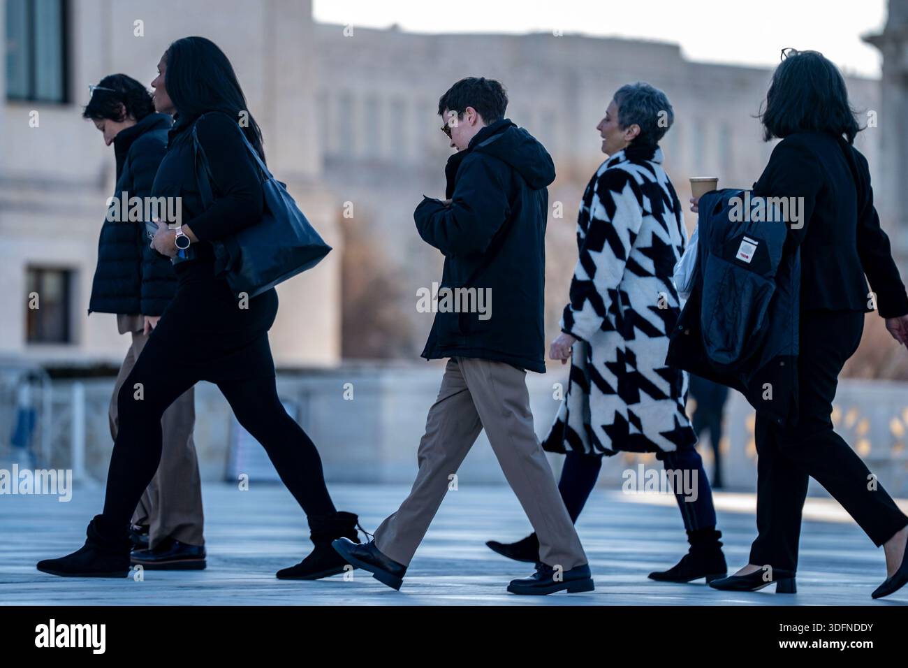Actor Elliot Page enters the Supreme Court in Washington, DC on Tuesday ...