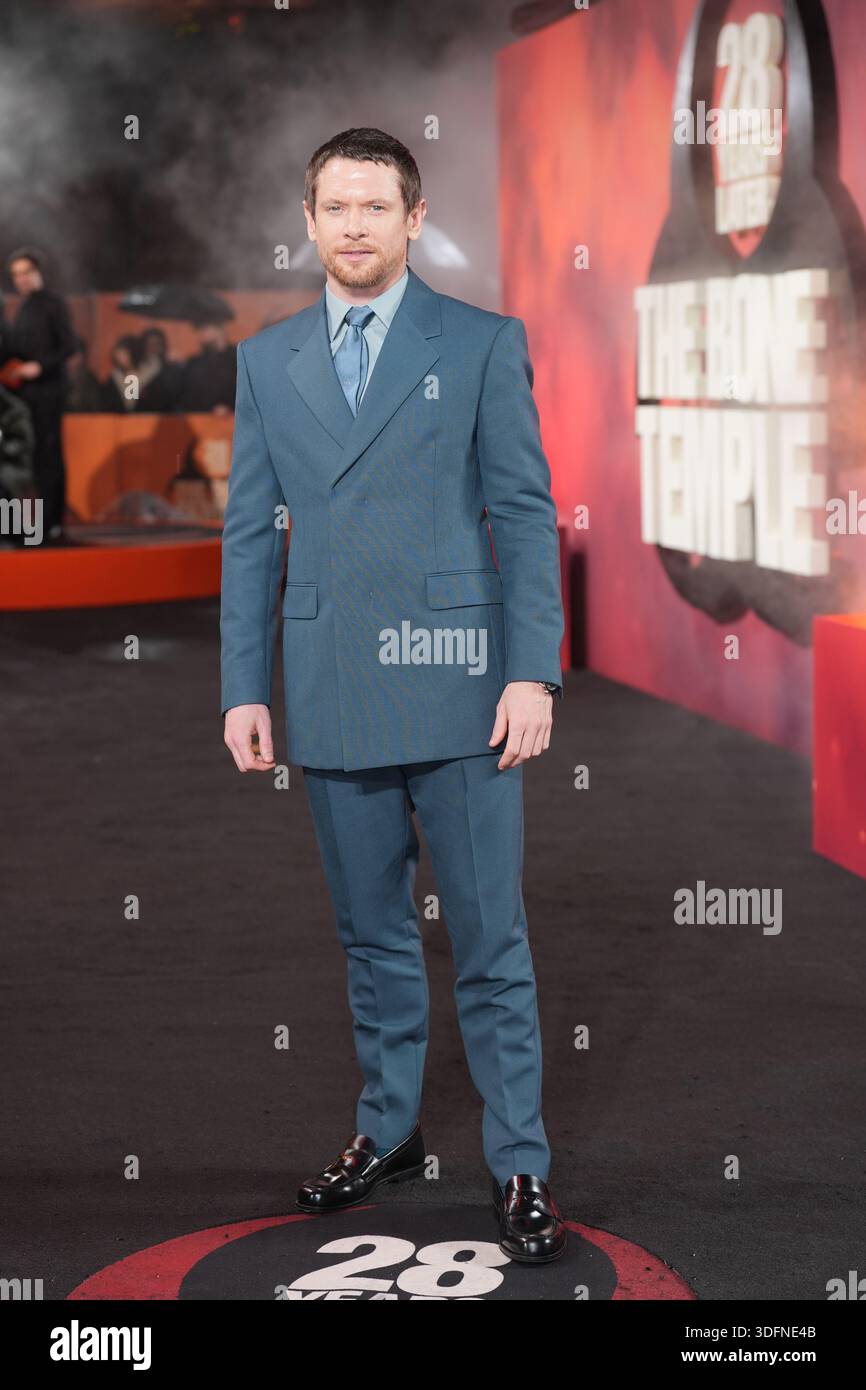 Jack O'Connell attending the world premiere of 28 Years Later: The Bone ...