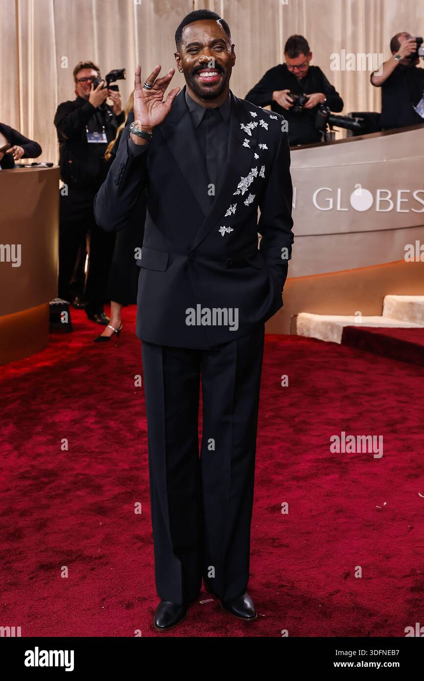 Colman Domingo walking on the red carpet at The 83rd Annual Golden ...