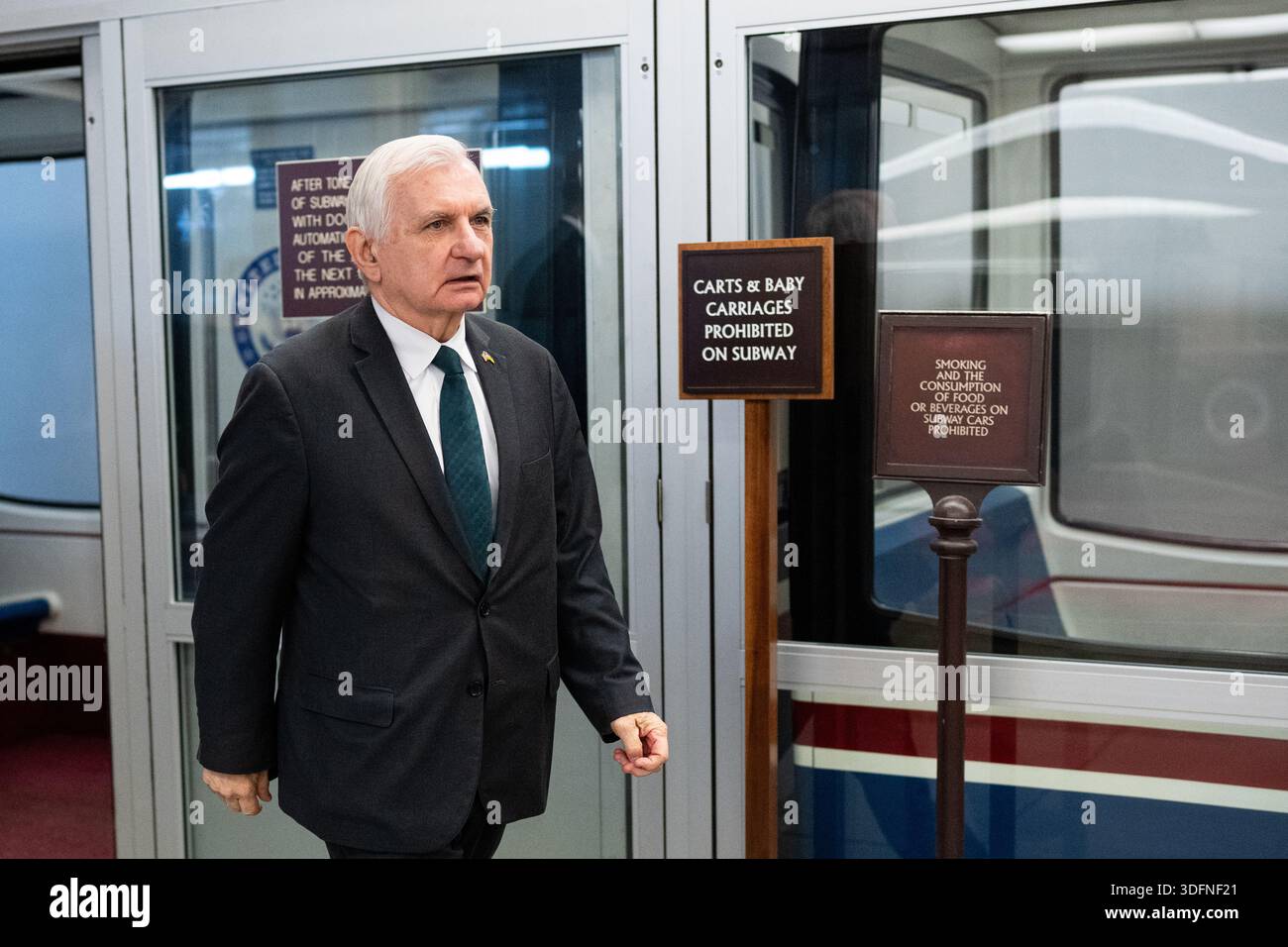 UNITED STATES - JANUARY 13: Sen. Jack Reed, D-R.I., arrives in the U.S ...