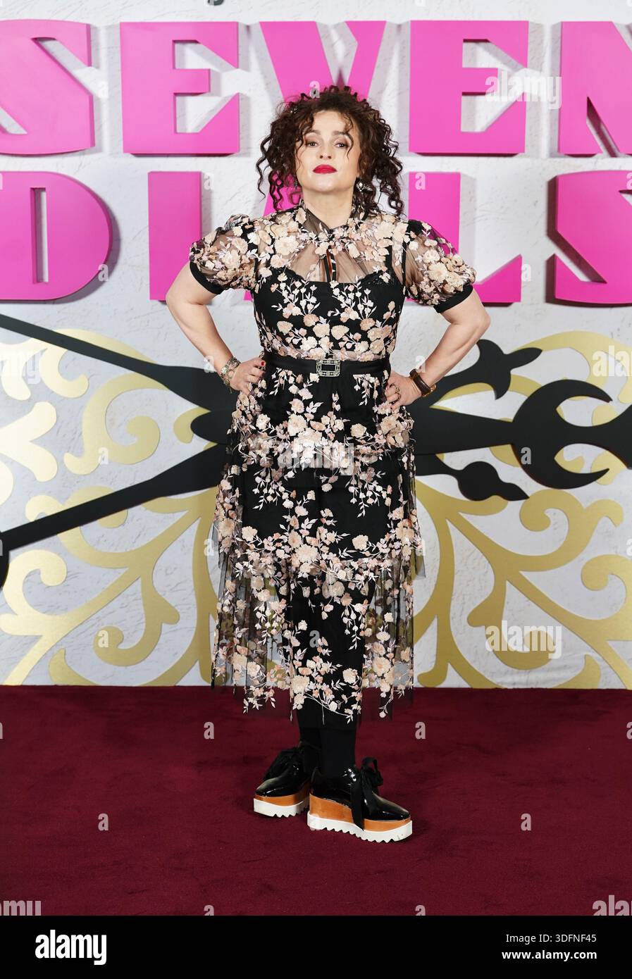 Helena Bonham-Carter attending the Seven Dials premiere at the May Fair ...