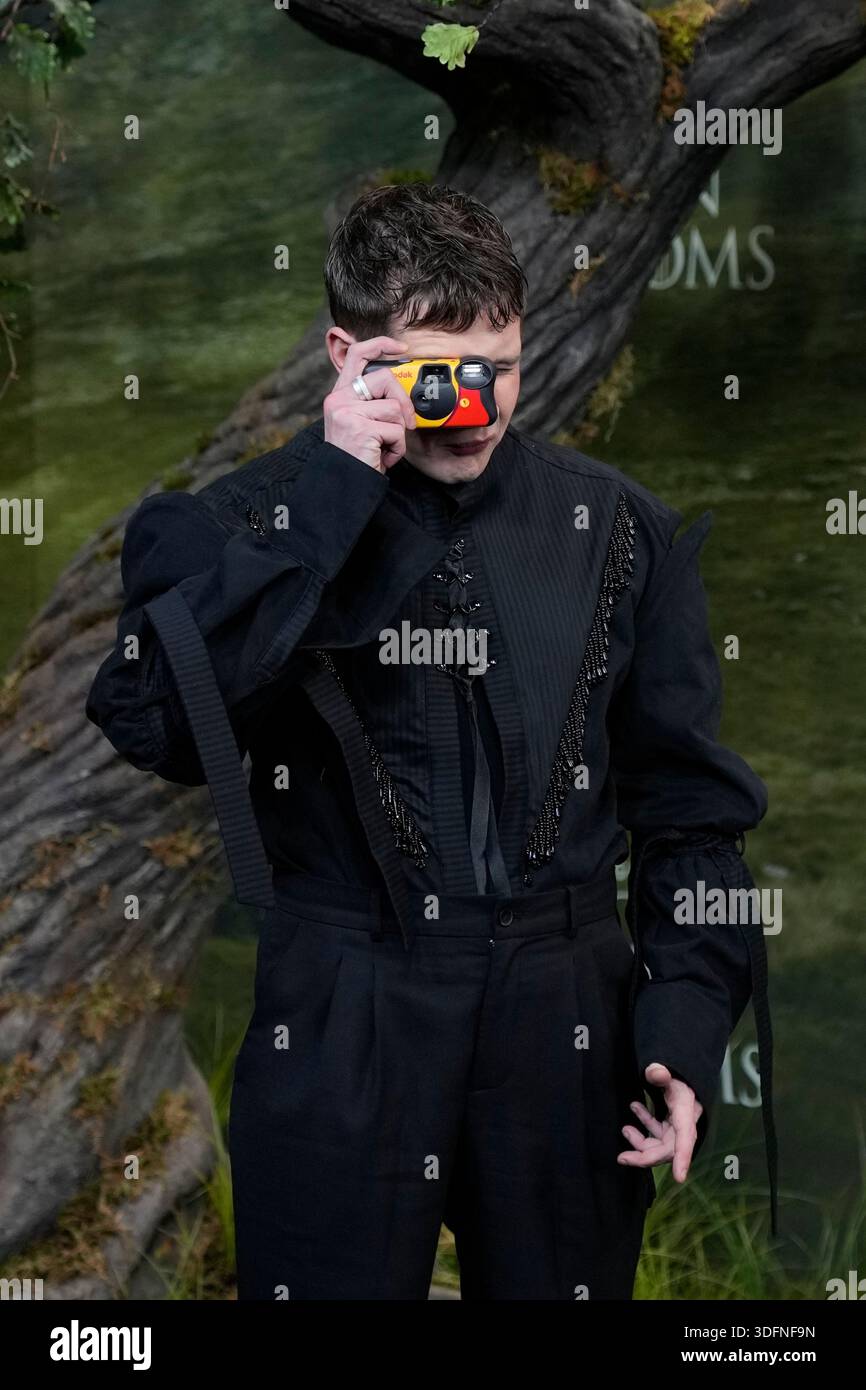 Shaun Thomas poses for photographers upon arrival at the World premiere ...