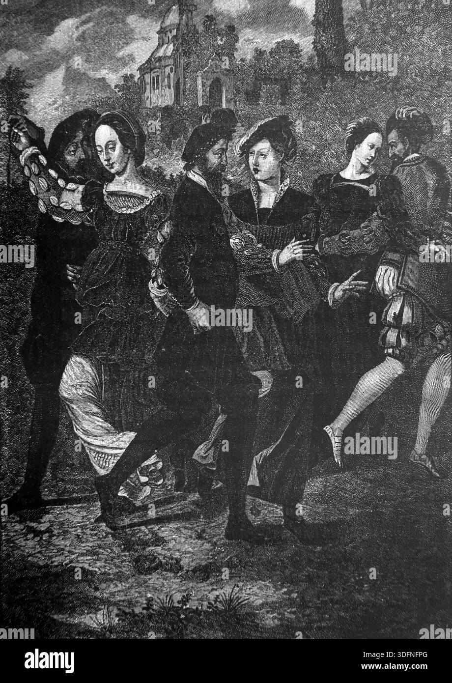 Historical english figures Black and White Stock Photos & Images - Alamy