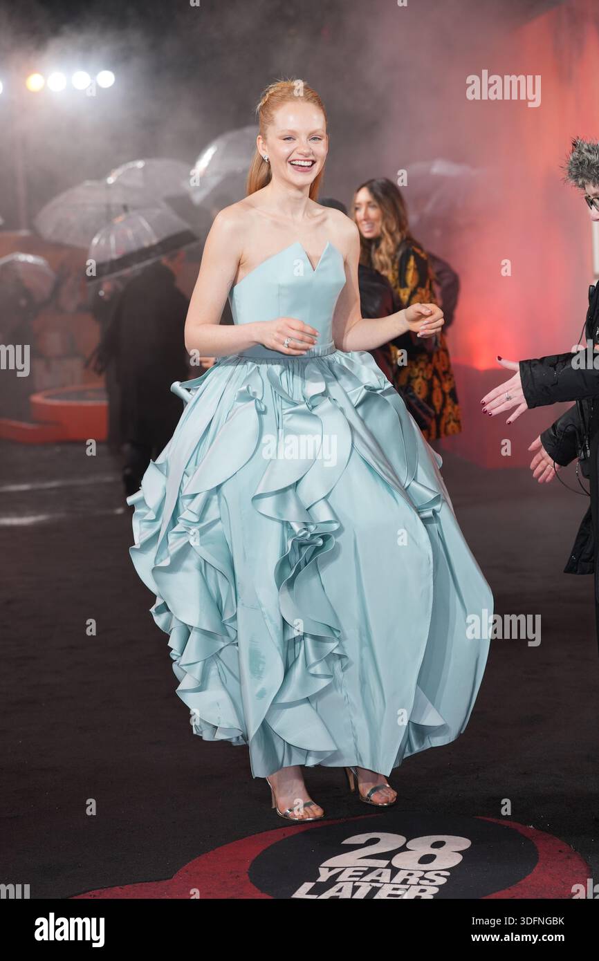 Emma Laird attending the world premiere of 28 Years Later: The Bone ...