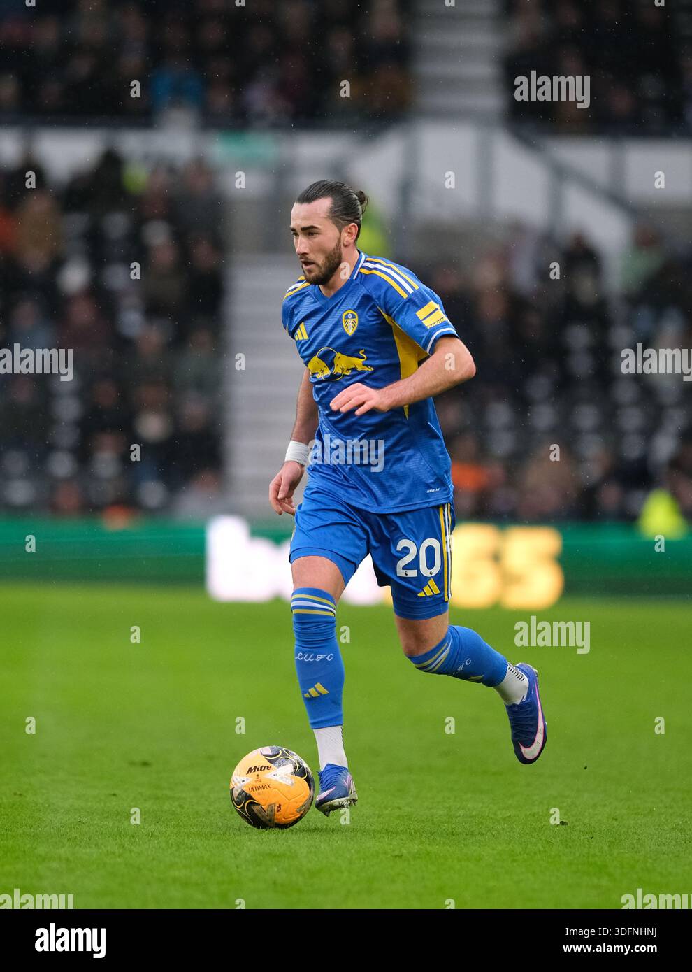 Jack Harrison of Leeds United seen in action during the Emirates FA Cup ...