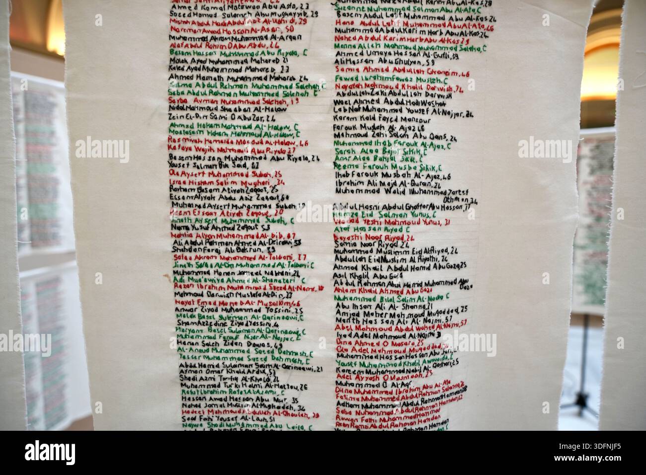 Image of the international exhibition "Hudur al-Ghan'Ibin" on the ...