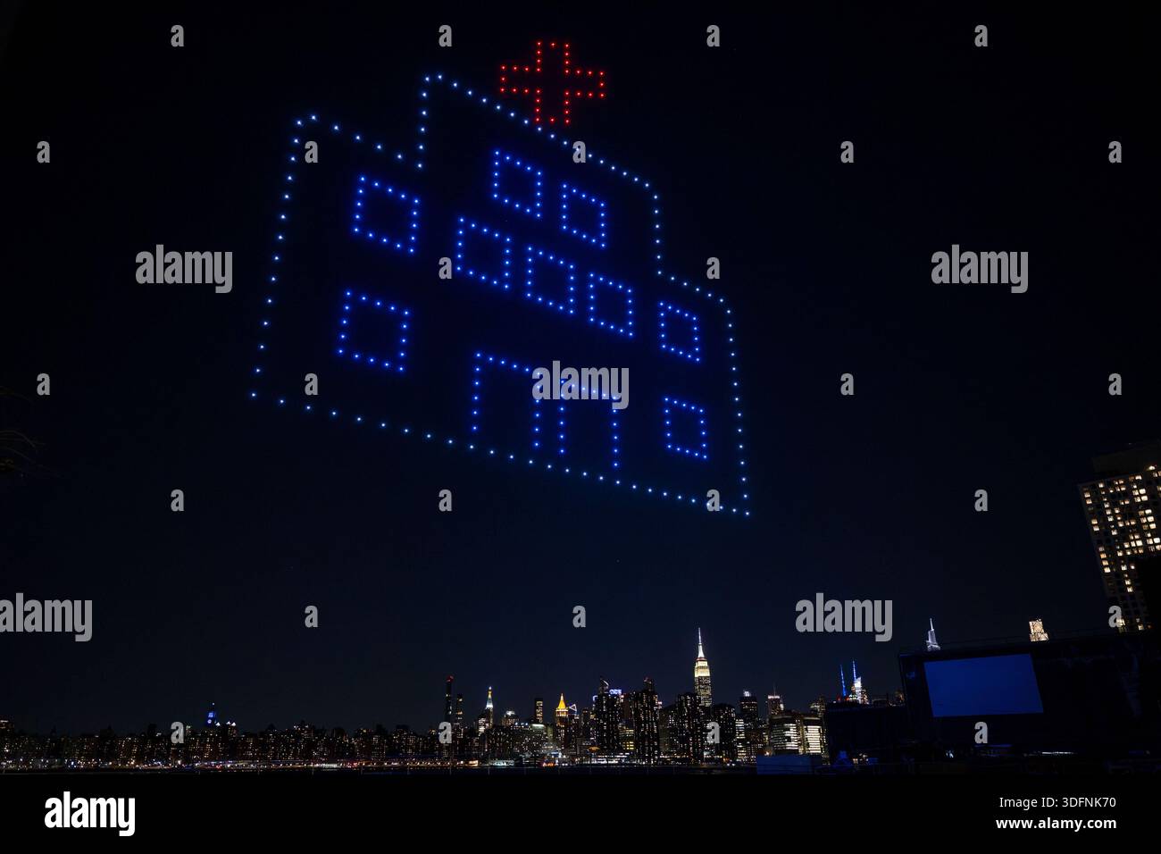 Photo by: zz/NDZ/STAR MAX/IPx 2026 1/12/26 A drone light show for the ...