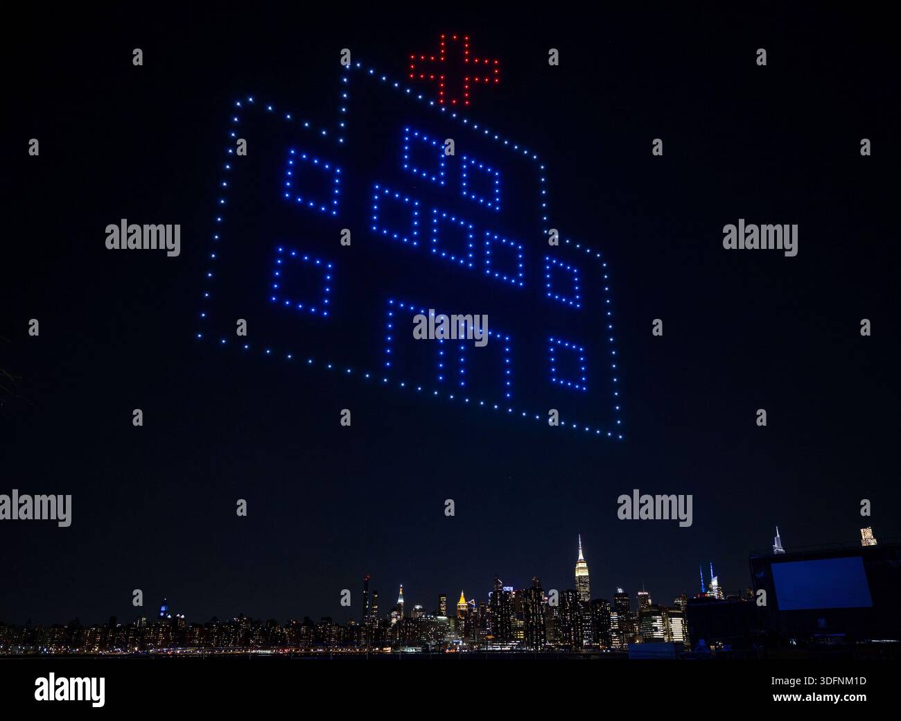 Photo by: zz/NDZ/STAR MAX/IPx 2026 1/12/26 A drone light show for the ...