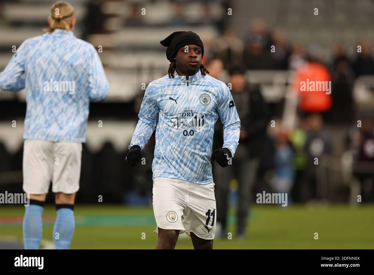 Newcastle Upon Tyne, England, 13th January 2026. Jeremy Doku of ...