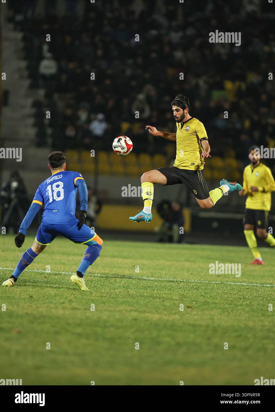 January 13, 2026, Erbil, Kurdistan Region, Iraq: Erbil SC supporters ...