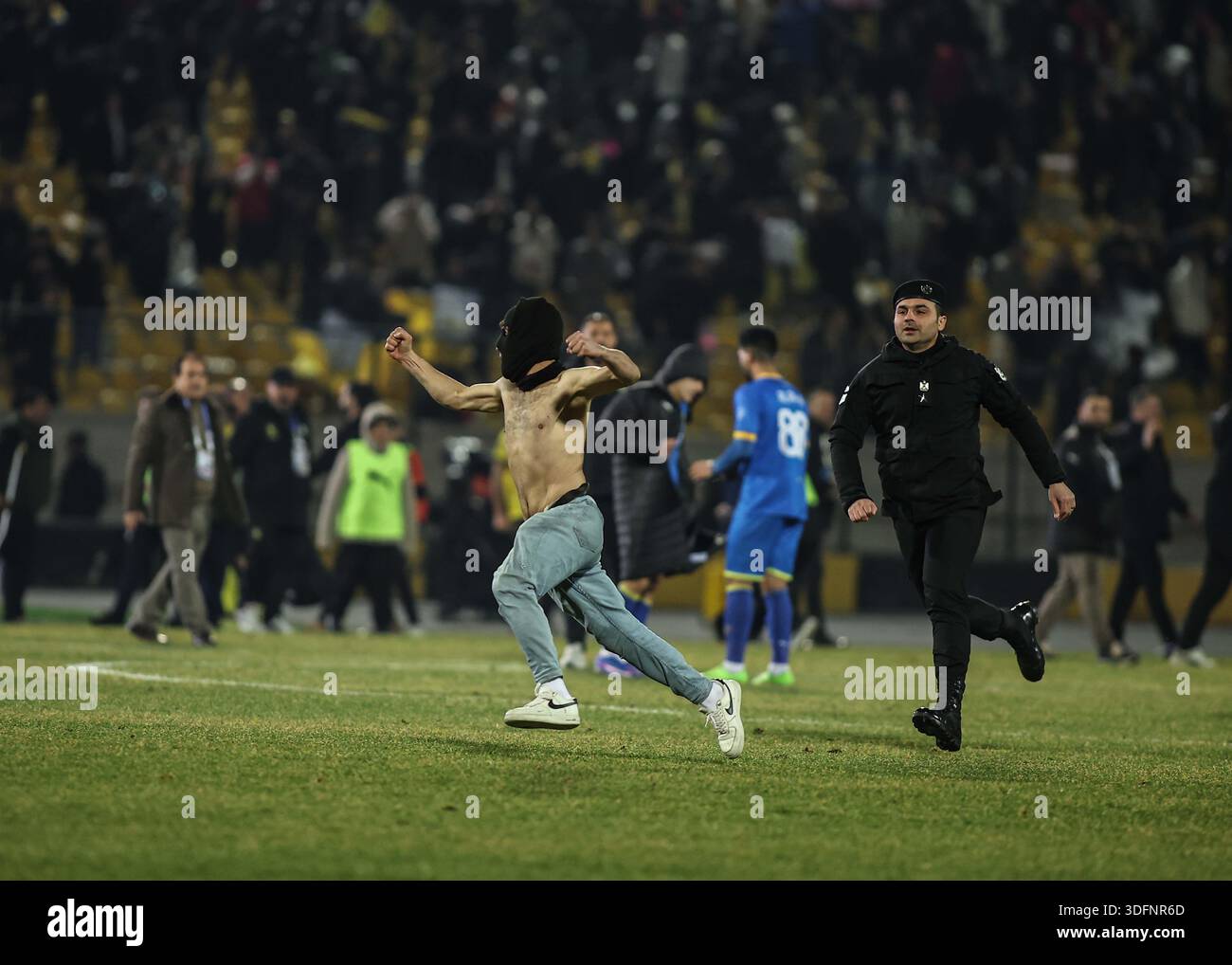 January 13, 2026, Erbil, Kurdistan Region, Iraq: Erbil SC supporters ...