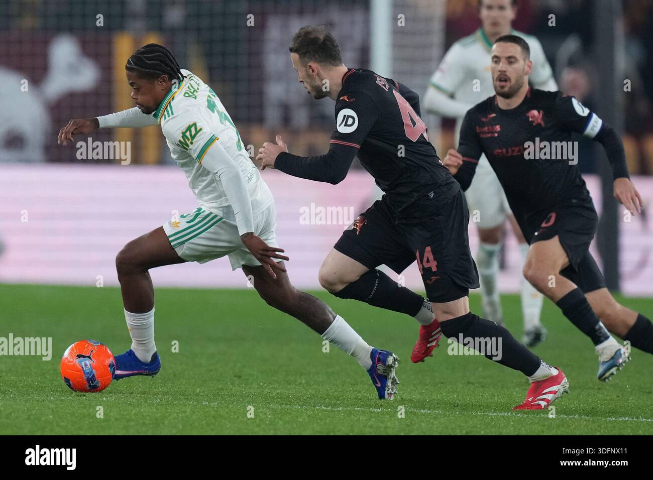 Roma’s Leon Bailey during the Frecciarossa Italian Cup 2025/ 2026 ...