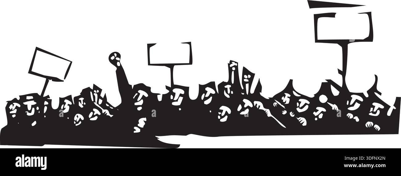 Protest signs we the people Stock Vector Images - Alamy