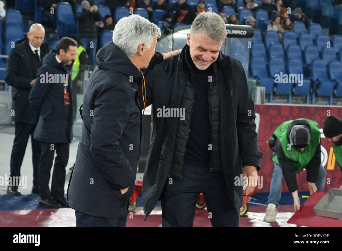 Olimpico Stadium, Rome, Italy - Giampiero Gasperini head coach of AS ...