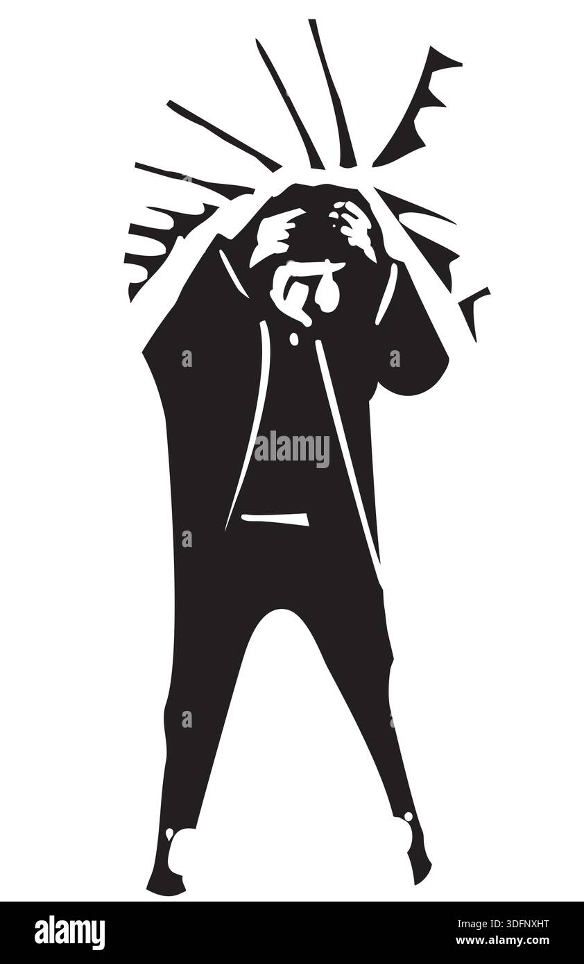 Migraine medical Stock Vector Images - Alamy