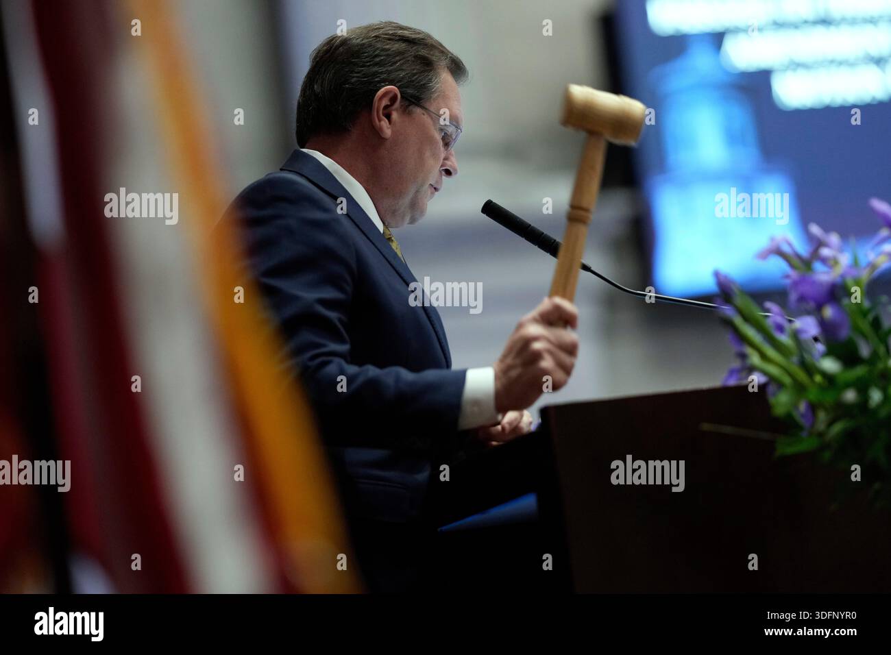 House Speaker Cameron Sexton, R-Crossville, bang the gavel during a ...