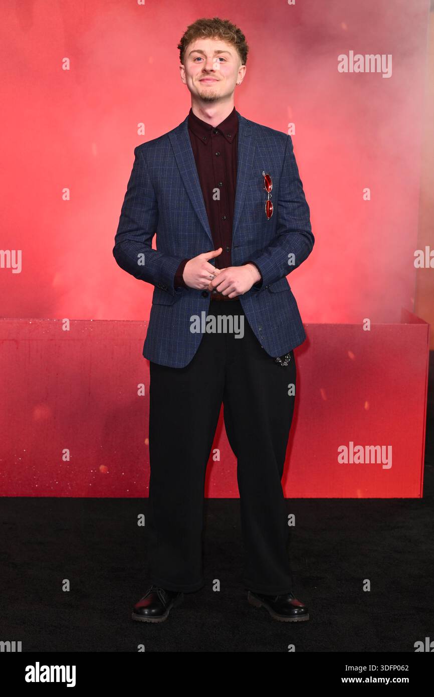 London, UK. 13 January 2026. Sam Locke attending the world premiere of ...