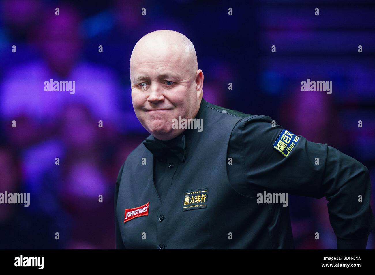 John Higgins during the round one match between John Higgins and Barry ...