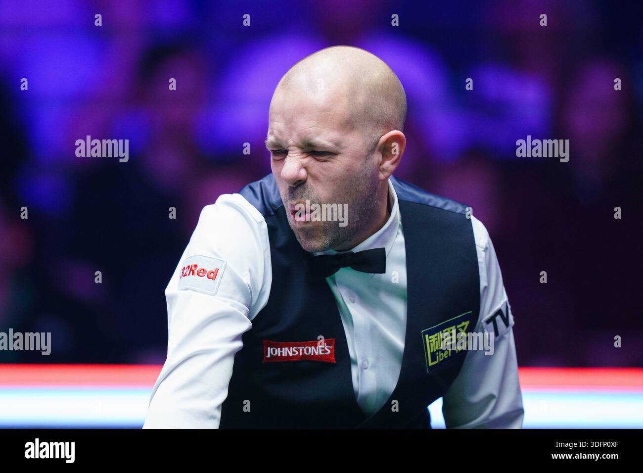 Barry Hawkins looks dejected during the round one match between John ...