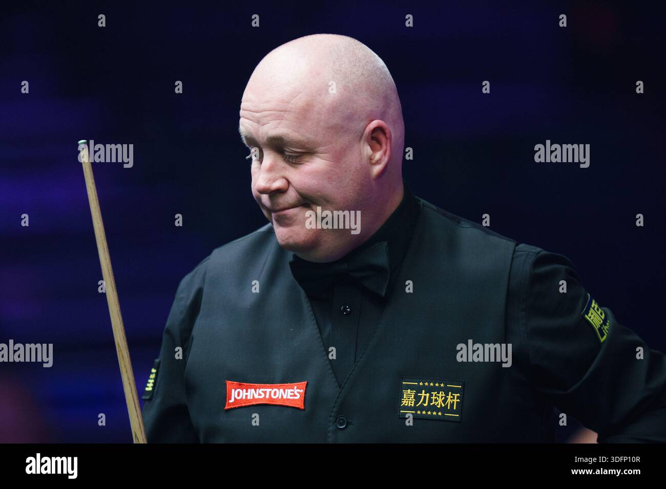 John Higgins during the round one match between John Higgins and Barry ...
