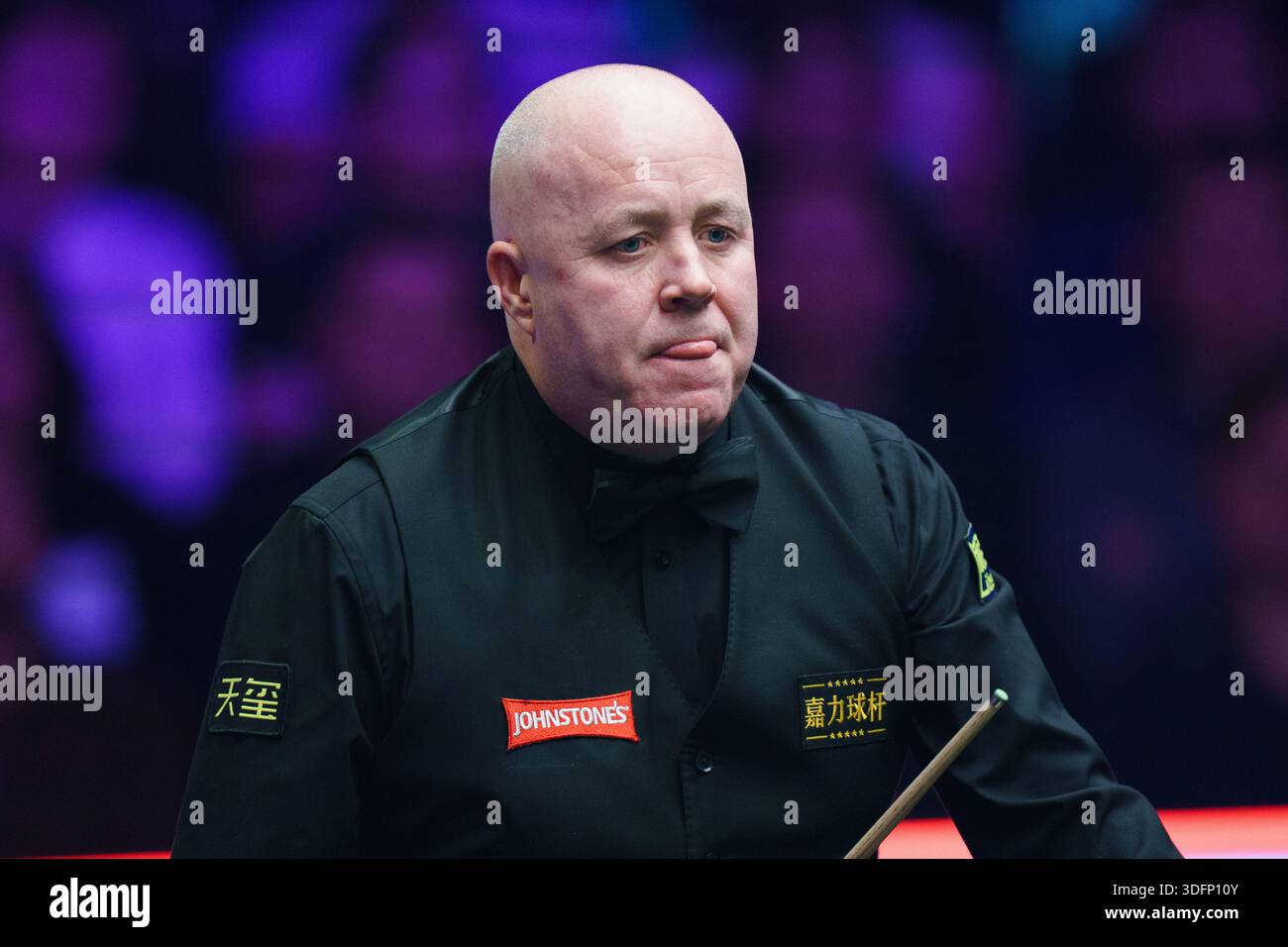 John Higgins during the round one match between John Higgins and Barry ...