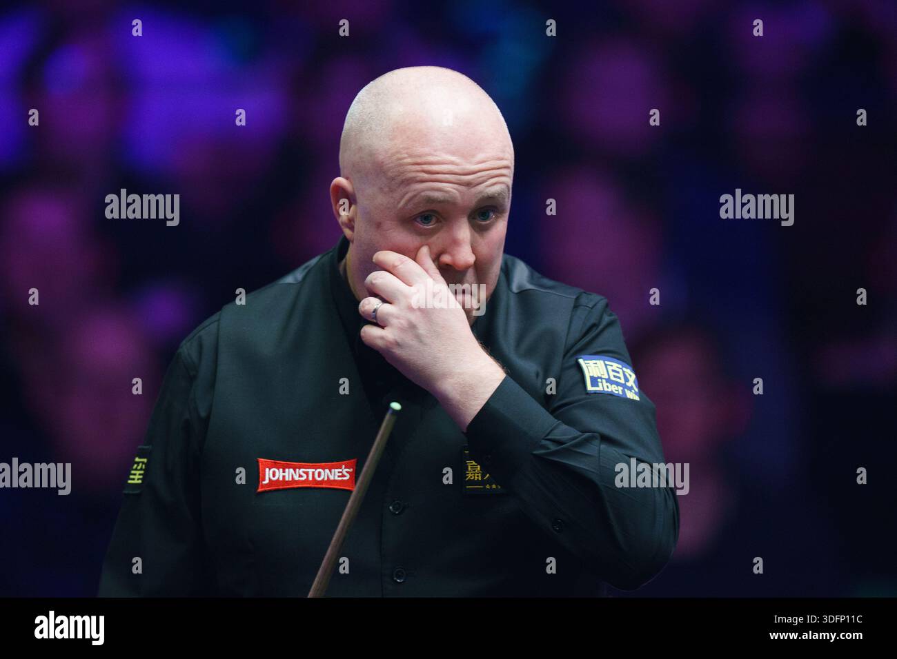John Higgins during the round one match between John Higgins and Barry ...