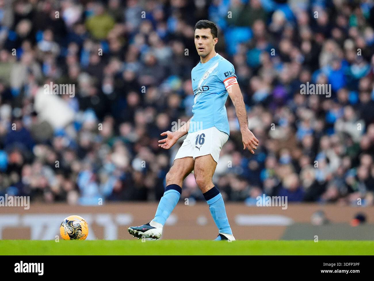 Manchester City's Rodri during the Emirates FA Cup third round match at ...