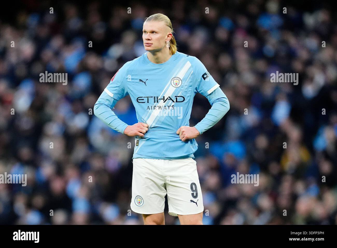 Manchester City's Erling Haaland during the Emirates FA Cup third round ...