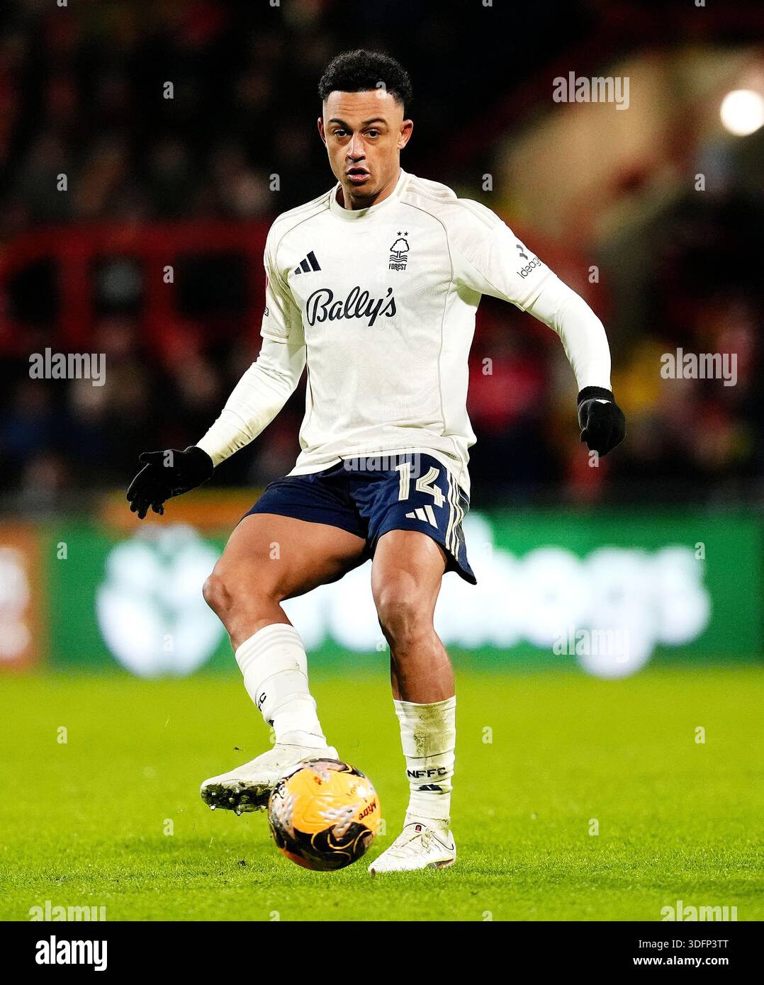 Nottingham Forest's Dan Ndoye during the Emirates FA Cup third round ...