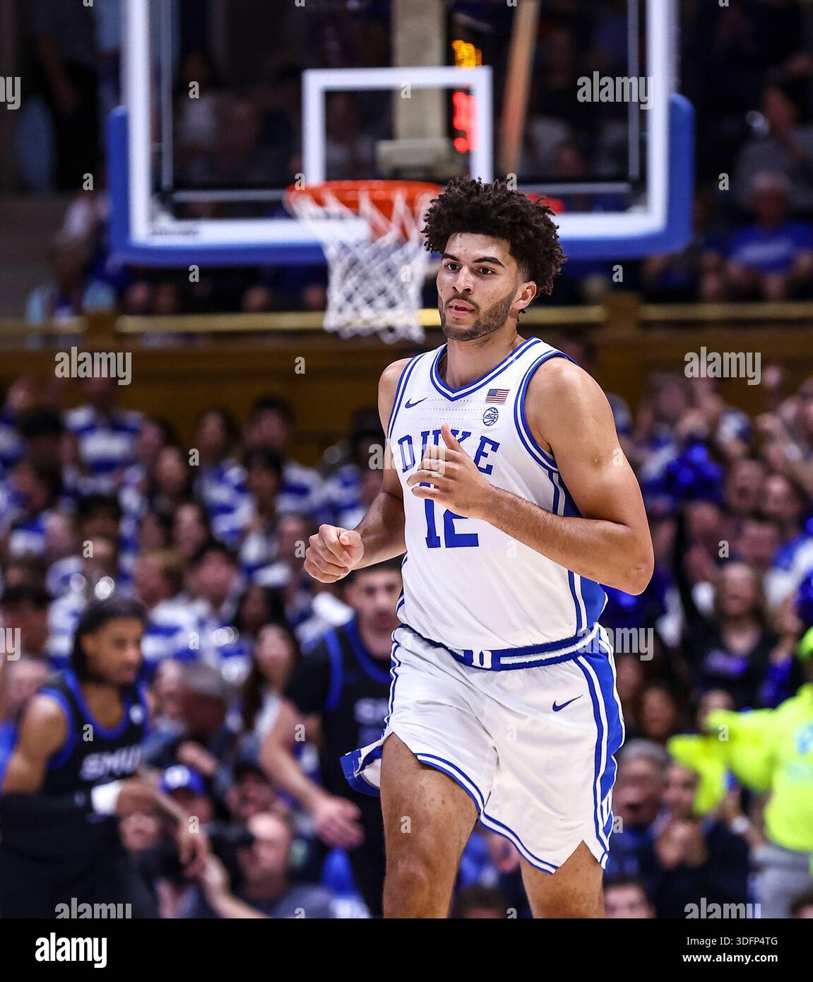 January 10, 2026: Duke University forward Cameron Boozer (12) runs back ...
