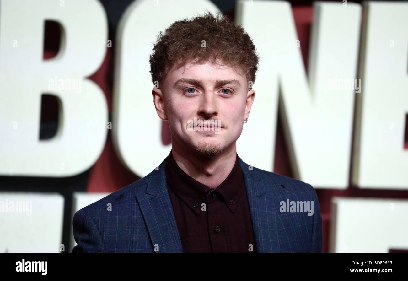 London, UK, 13th January 2026, Sam Locke attends the world premiere of ...
