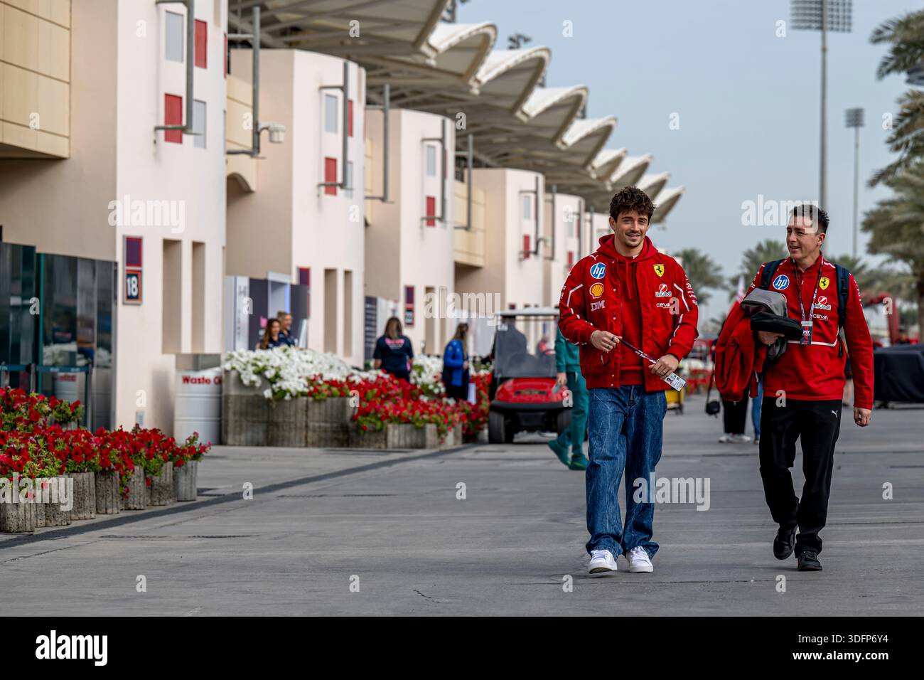 Sakhir, Bahrain, 26 Feb 2025, Charles Leclerc, from Monaco competes for ...