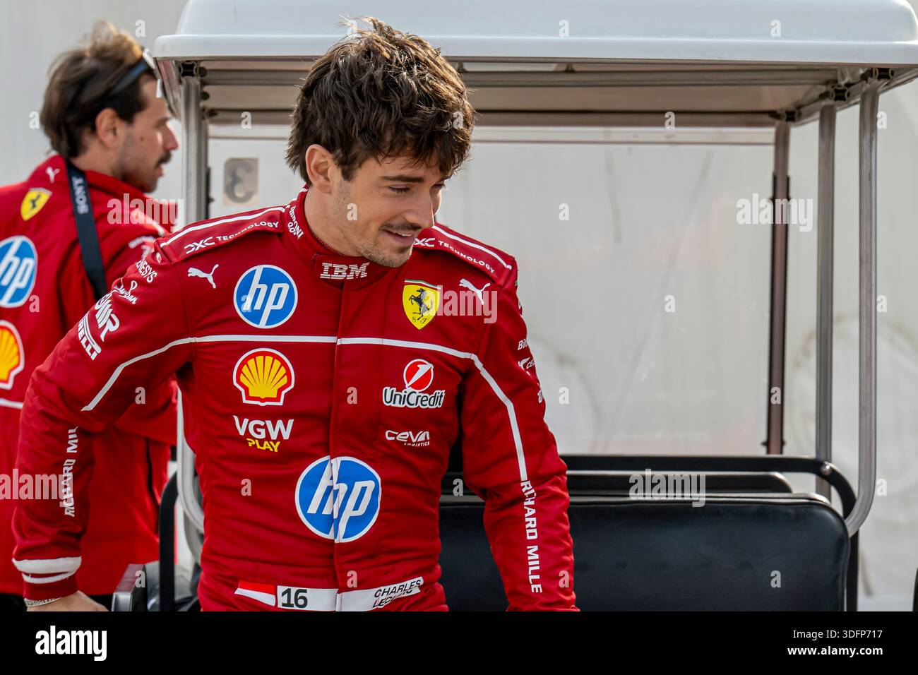 Sakhir, Bahrain, 26 Feb 2025, Charles Leclerc, from Monaco competes for ...