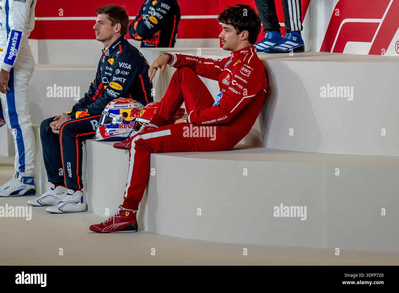 Sakhir, Bahrain, 26 Feb 2025, Charles Leclerc, from Monaco competes for ...
