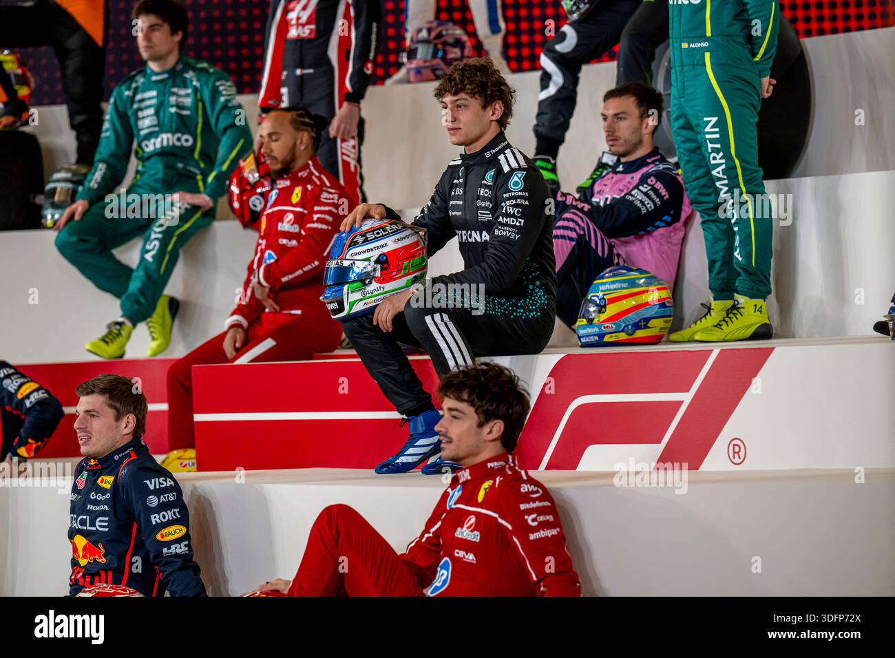 Sakhir, Bahrain, 26 Feb 2025, Andrea Kimi Antonelli, from Germany ...