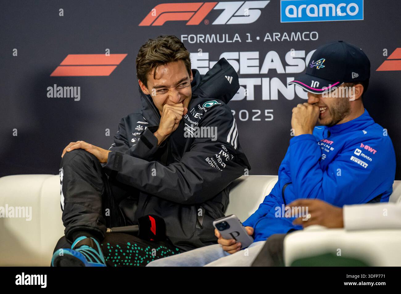 Sakhir, Bahrain, 26 Feb 2025, George Russell, from United Kingdom ...