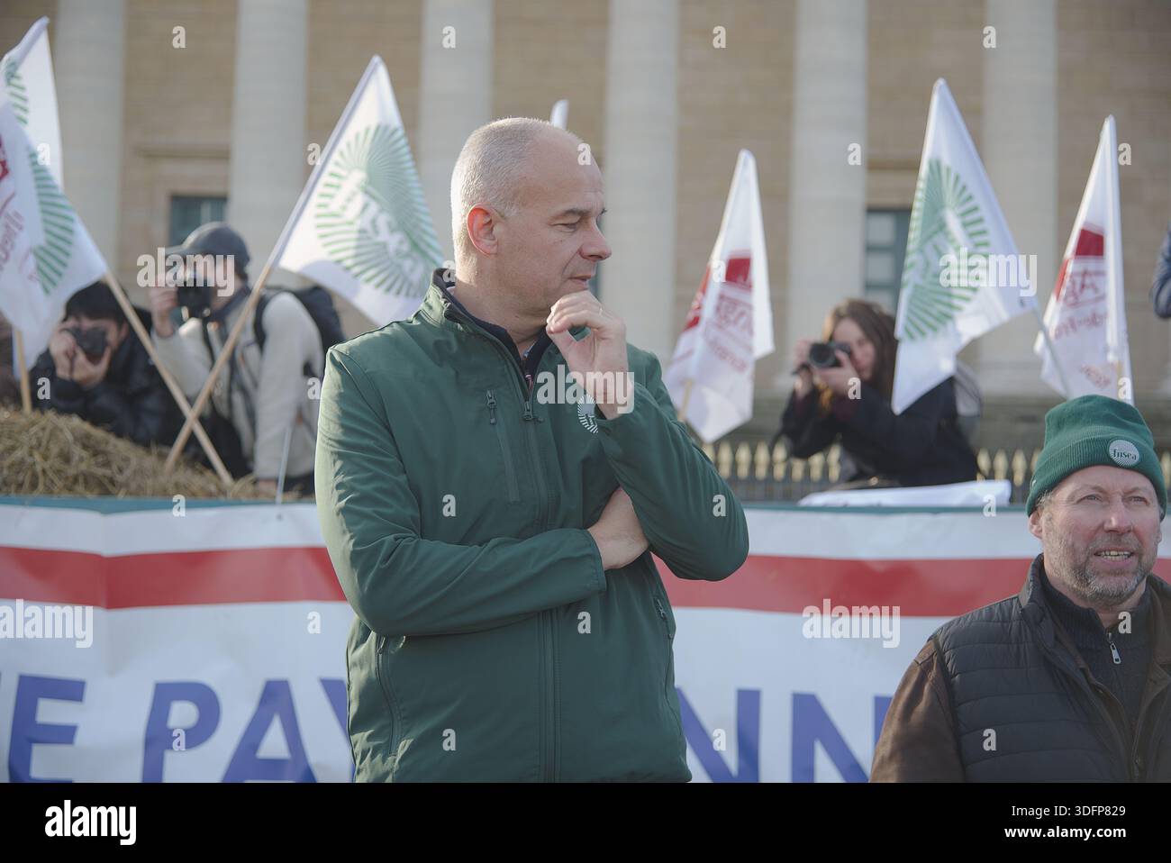 Paris, France. 13th Jan, 2026. Arnaud Rousseau, President of the FNSEA ...
