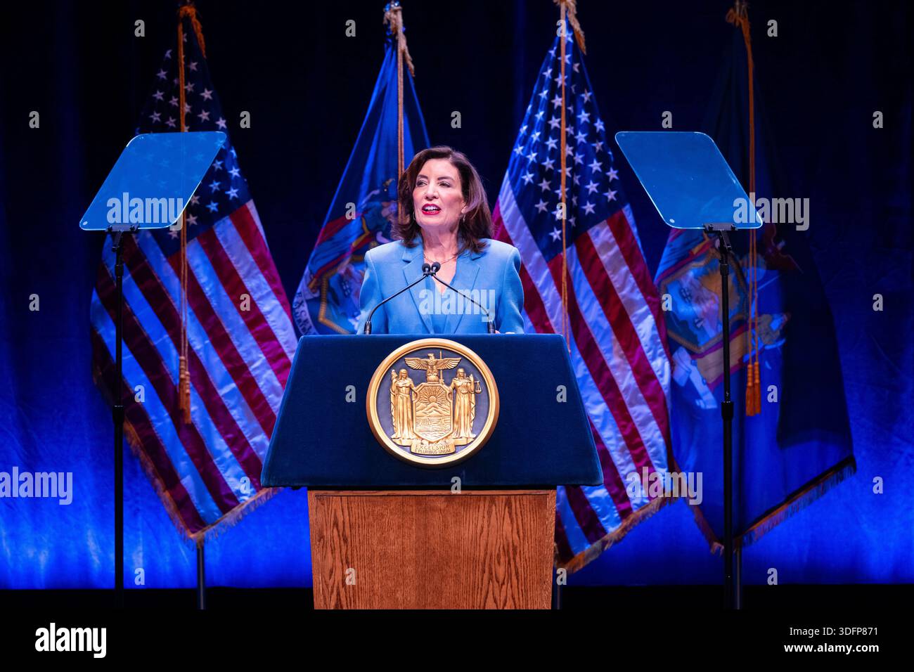 New York Gov. Kathy Hochul delivers the 2026 State of the State address ...
