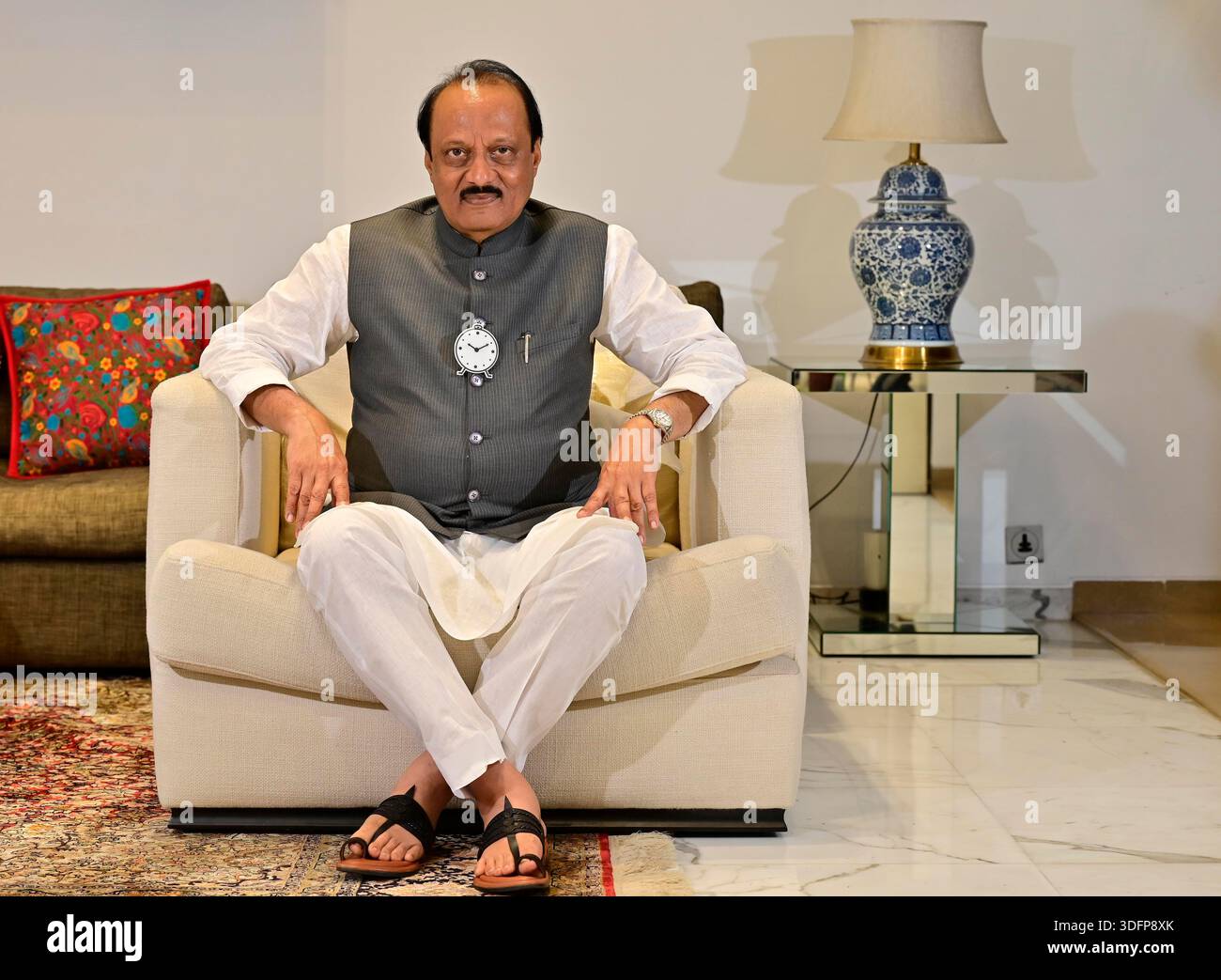 PUNE, INDIA - JANUARY 13: Maharashtra Dy CM and NCP Chief Ajit Pawar ...