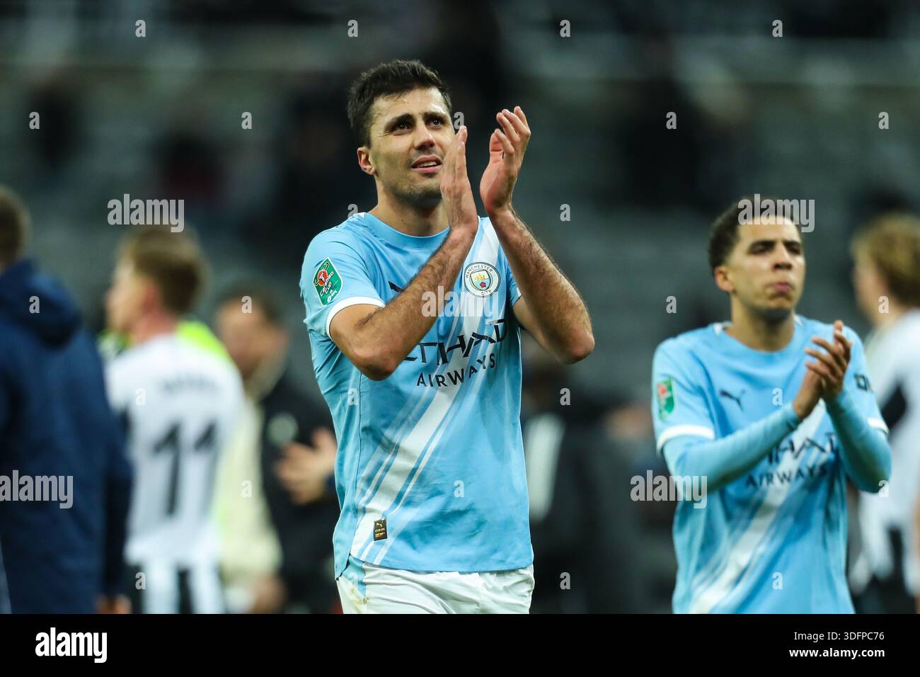 Rodri Of Manchester City applauds the fans during the Newcastle United ...
