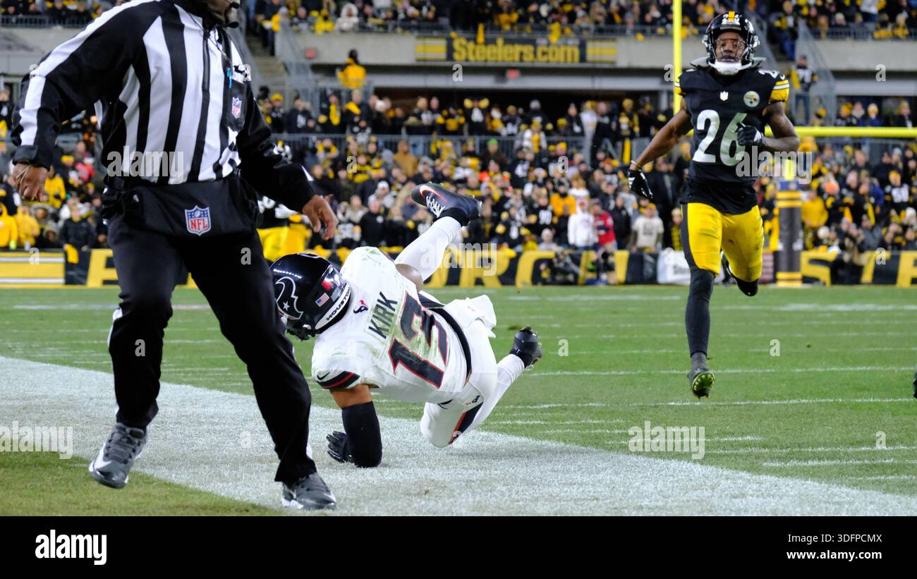 Jan 12, 2025: Christian Kirk #13 touchdown during the Pittsburgh ...