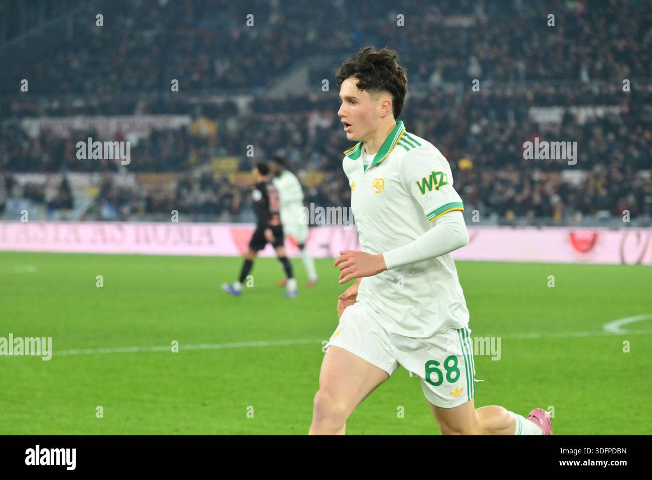 Olimpico Stadium, Rome, Italy - Antonio Arena of AS Roma scores the ...