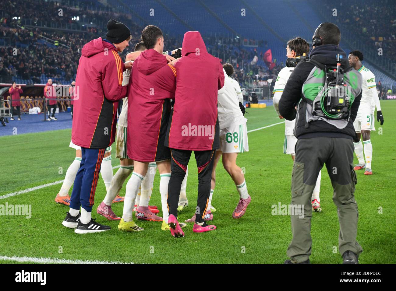 Olimpico Stadium, Rome, Italy - Antonio Arena of AS Roma scores the ...