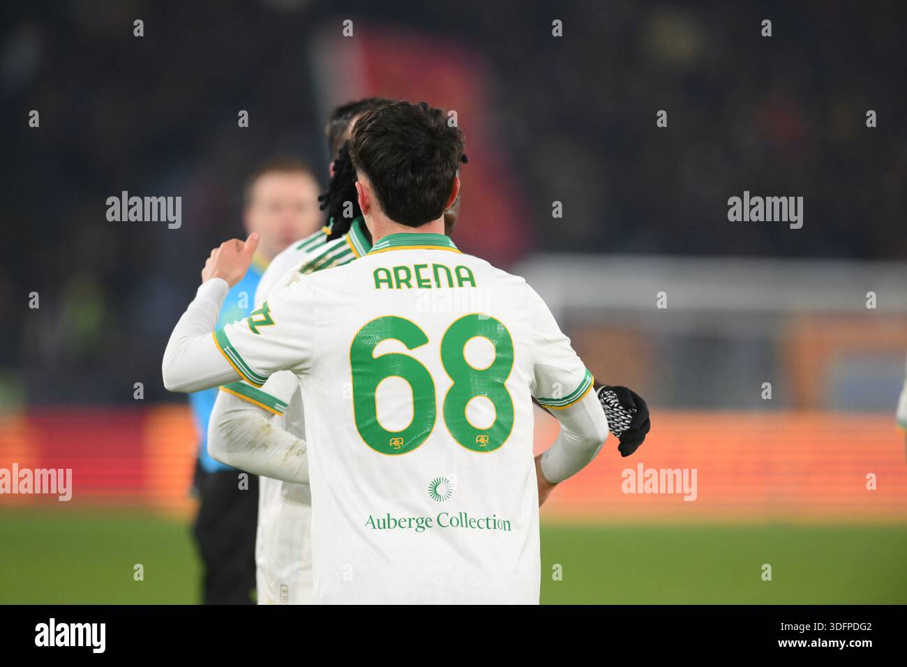 Olimpico Stadium, Rome, Italy - Antonio Arena of AS Roma scores the ...