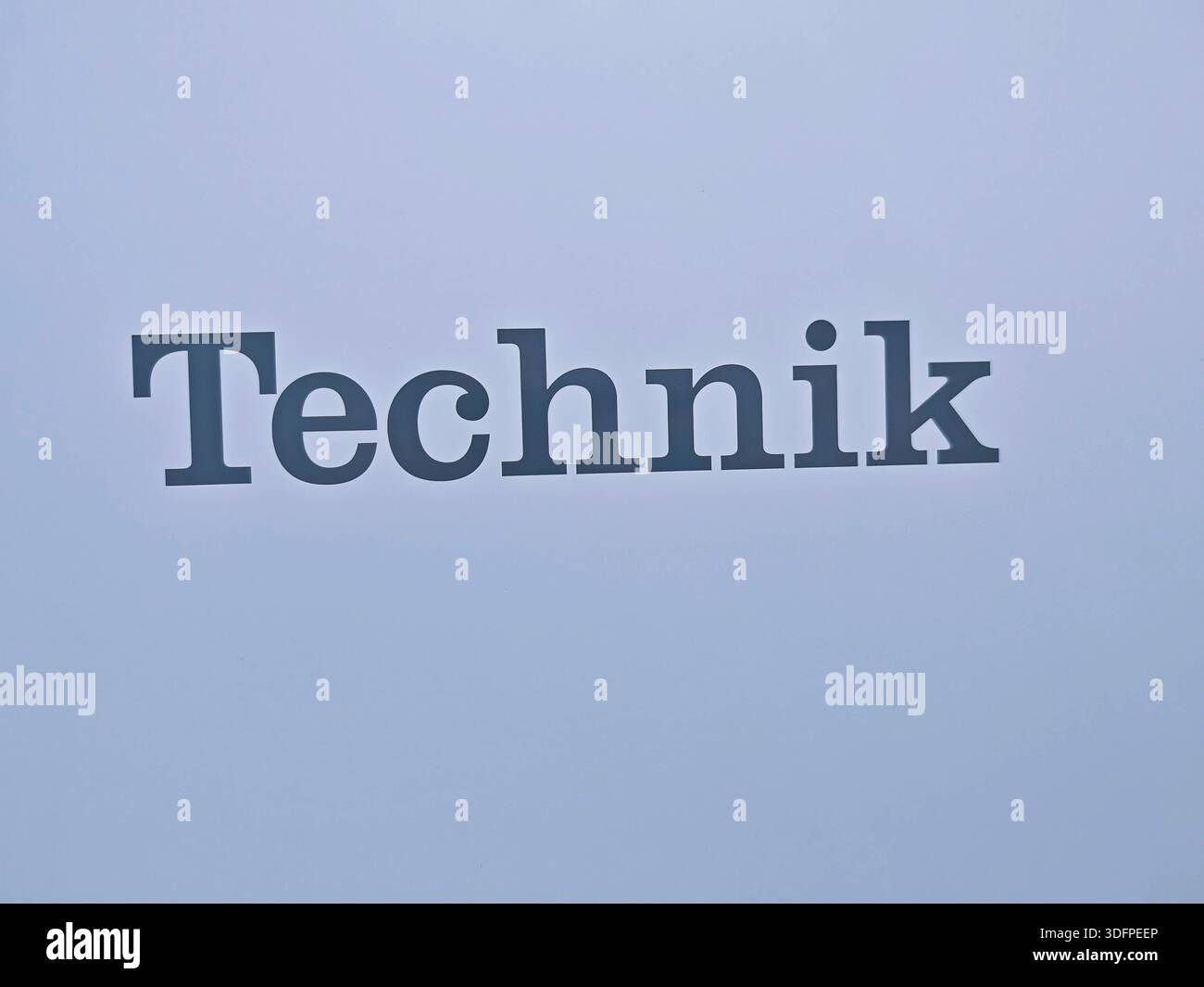 a symbol for technology and research, sign in german: Technik a symbol ...