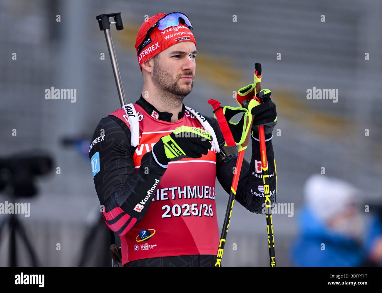 13 January 2026, Bavaria, Ruhpolding: Biathlon: World Cup, training ...