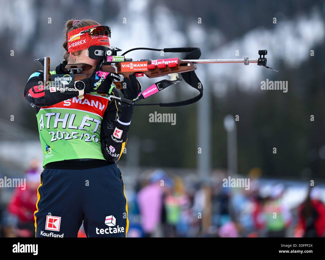 13 January 2026, Bavaria, Ruhpolding: Biathlon: World Cup, training ...